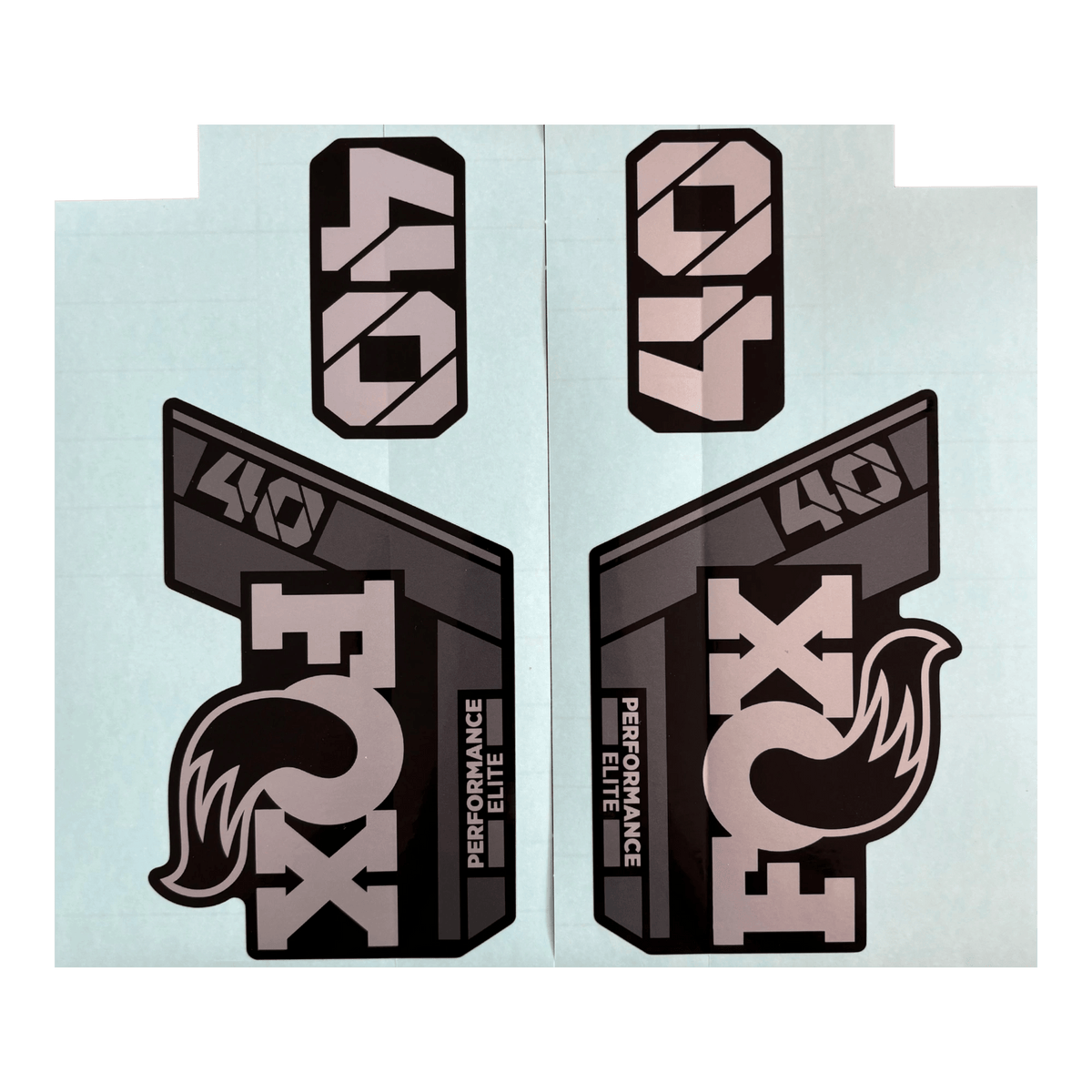 2021 FOX 40 Performance Elite Decal | Gloss Black – MTB Classic Parts