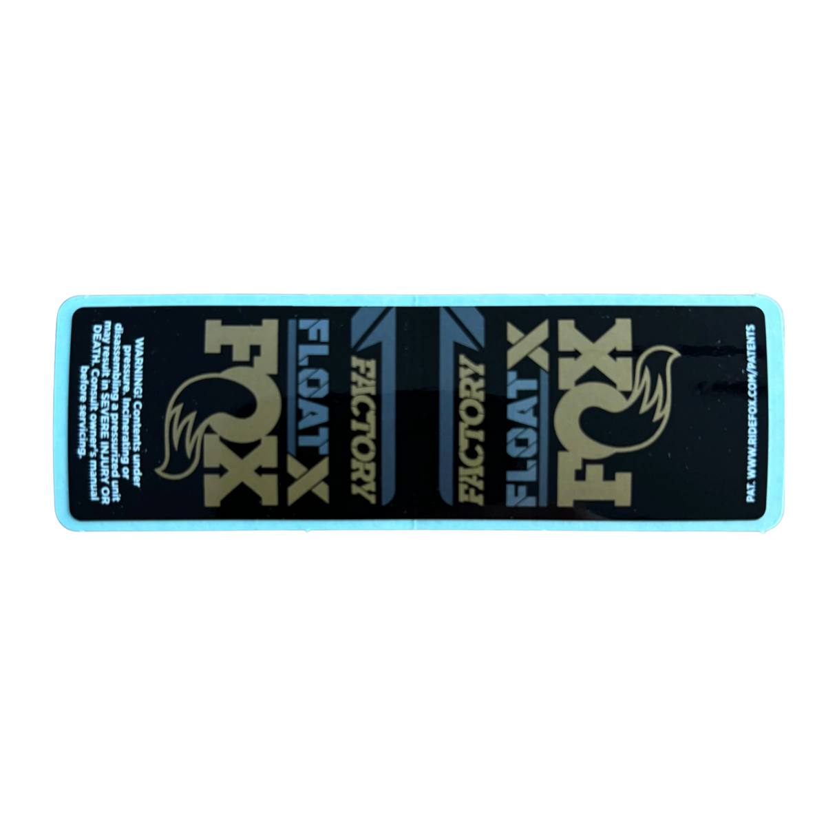 2022 FOX Float X Performance Decal | Neutral Logo – MTB Classic Parts