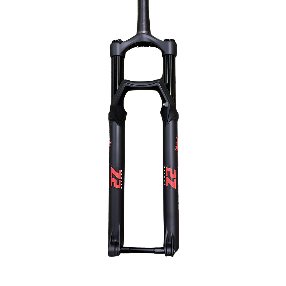 Marzocchi Bomber Z2 e-Opt 27.5" 140mm 44mm RAIL Kabolt 110 - Matte Bla ...